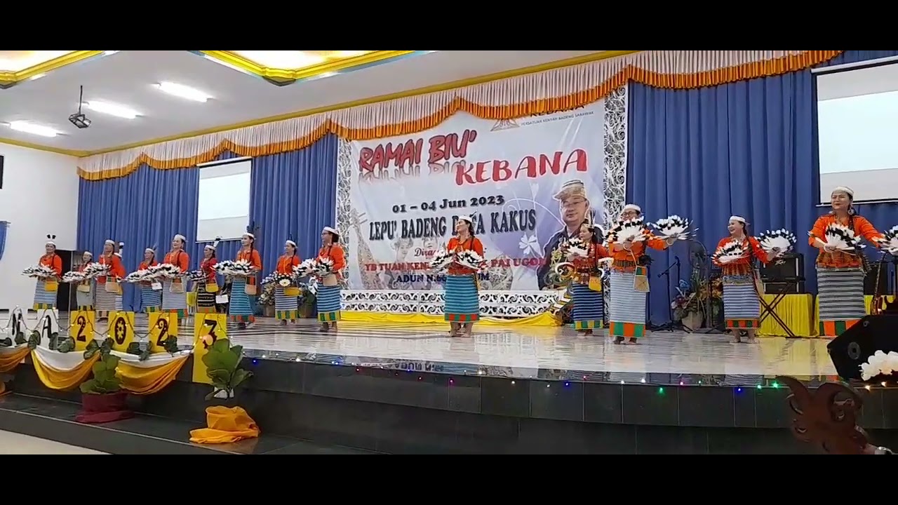 Persembahan Datun Julut Dari Leto Kopey Bintulu.#KebanaDataKakus 2023 ...