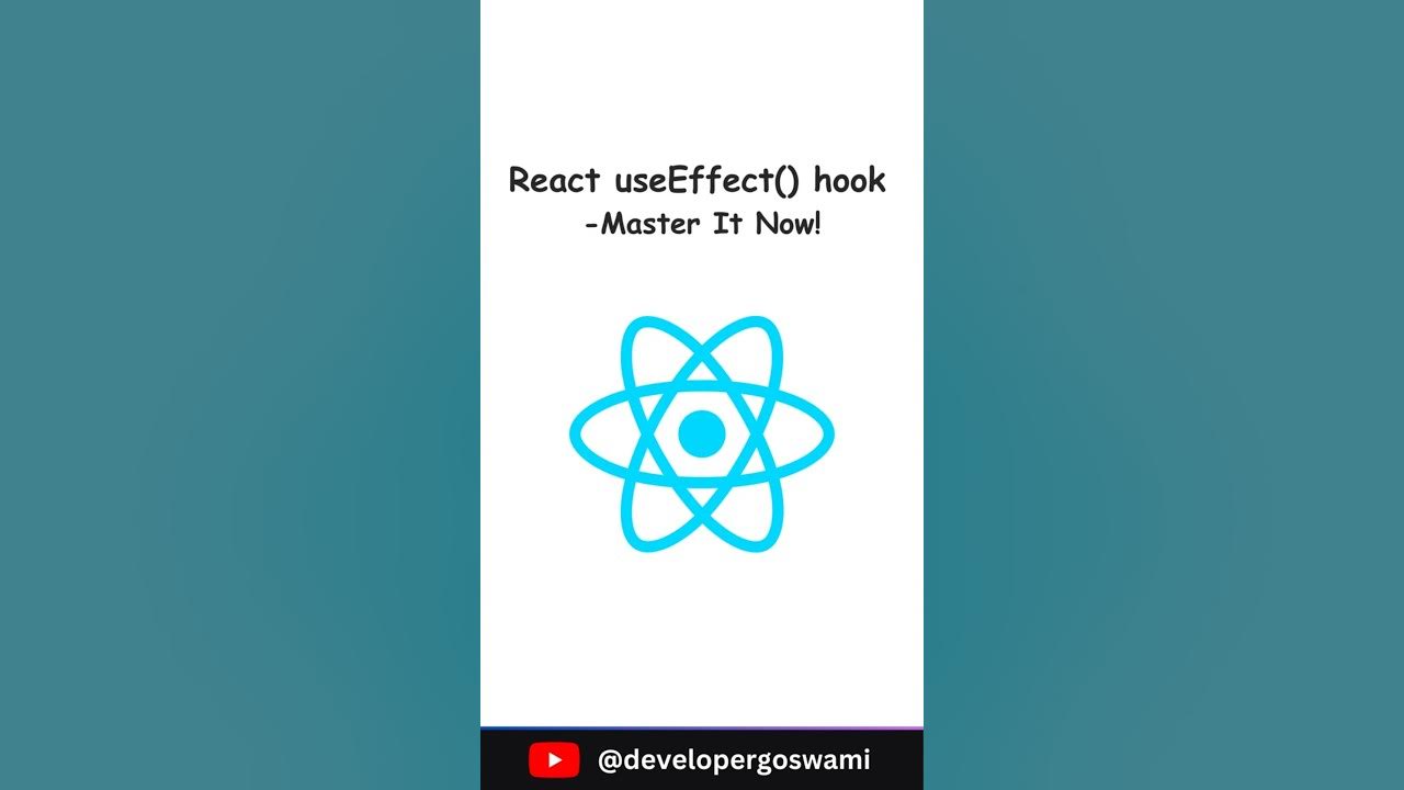useEffect Hook in React Explained! - YouTube