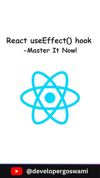 useEffect Hook in React Explained! - YouTube