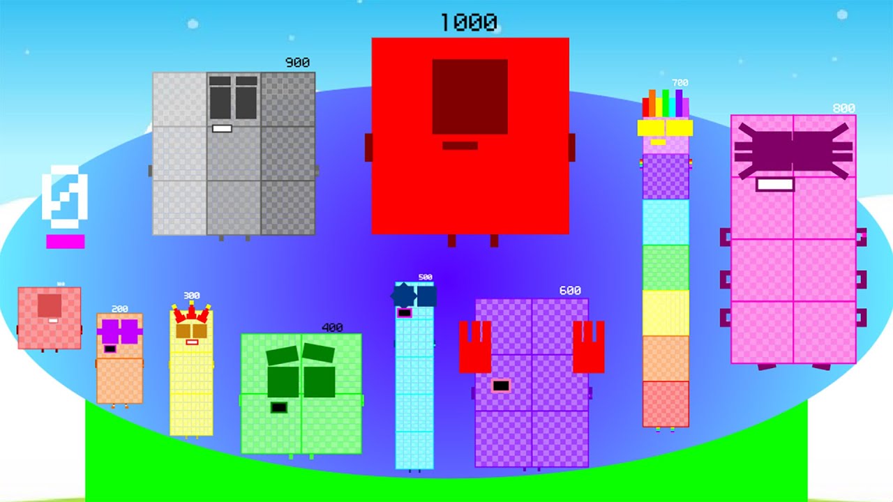 Ultimate Numberblocks Band Retro Hundreds DLC V2 (100-1000) Band ...