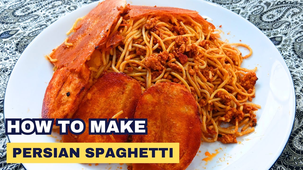 Need a Spaghetti recipe? TRY THIS!! PERSIAN SPAGHETTI ( Makaroni ...