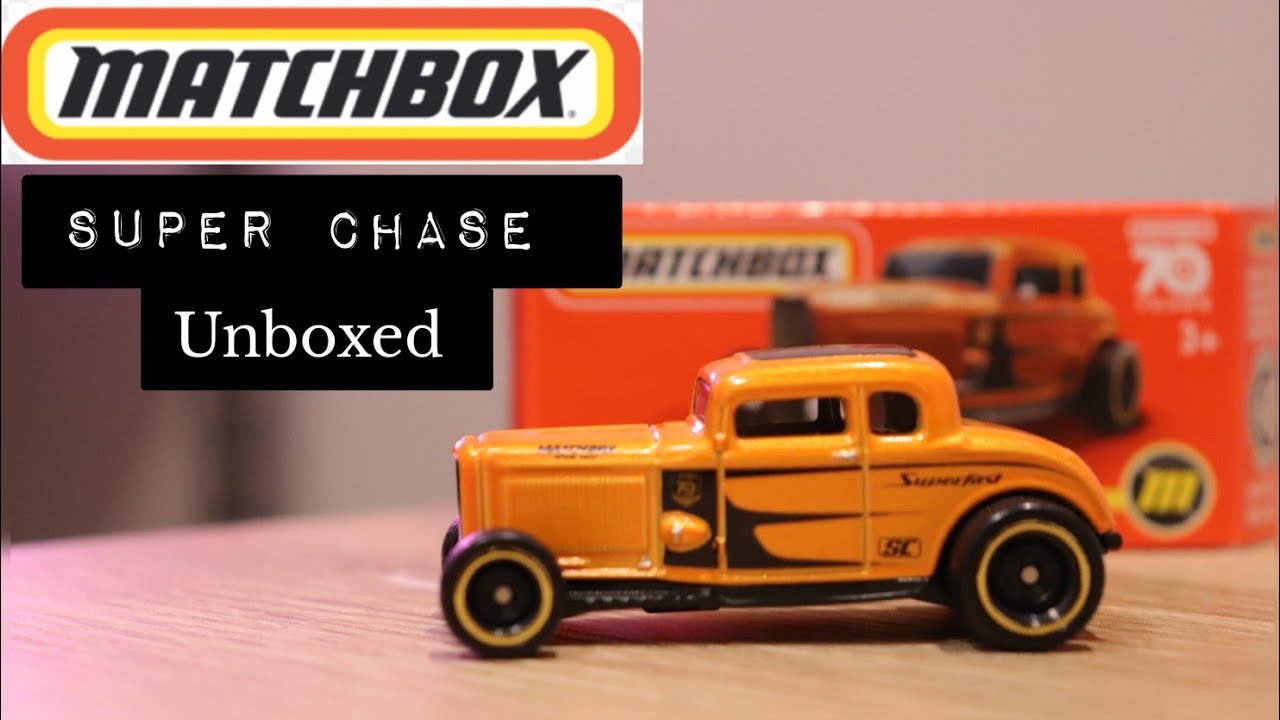 lets open matchbox new super chase Ford Coupe Model B - YouTube
