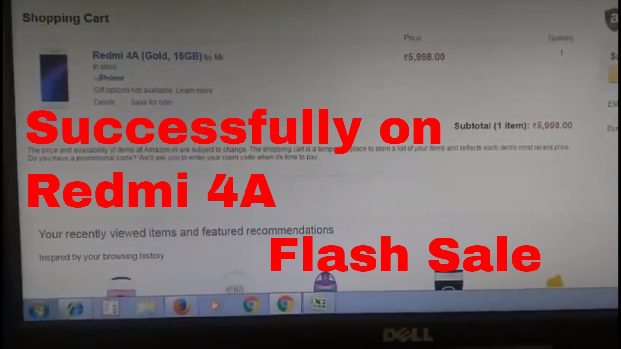 Xiaomi Redmi 4A Successfully on Flash Sale - YouTube