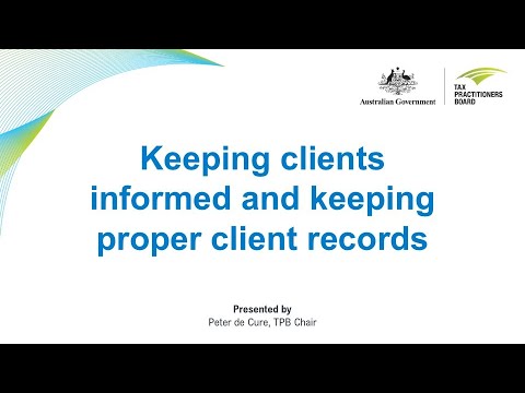 Help shape our guidance on keeping clients informed and keeping proper ...