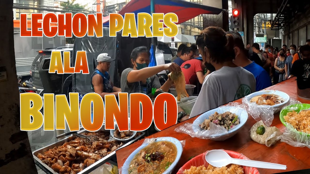 Lechon Pares Na Pinipilahan sa Binondo, Manila - YouTube
