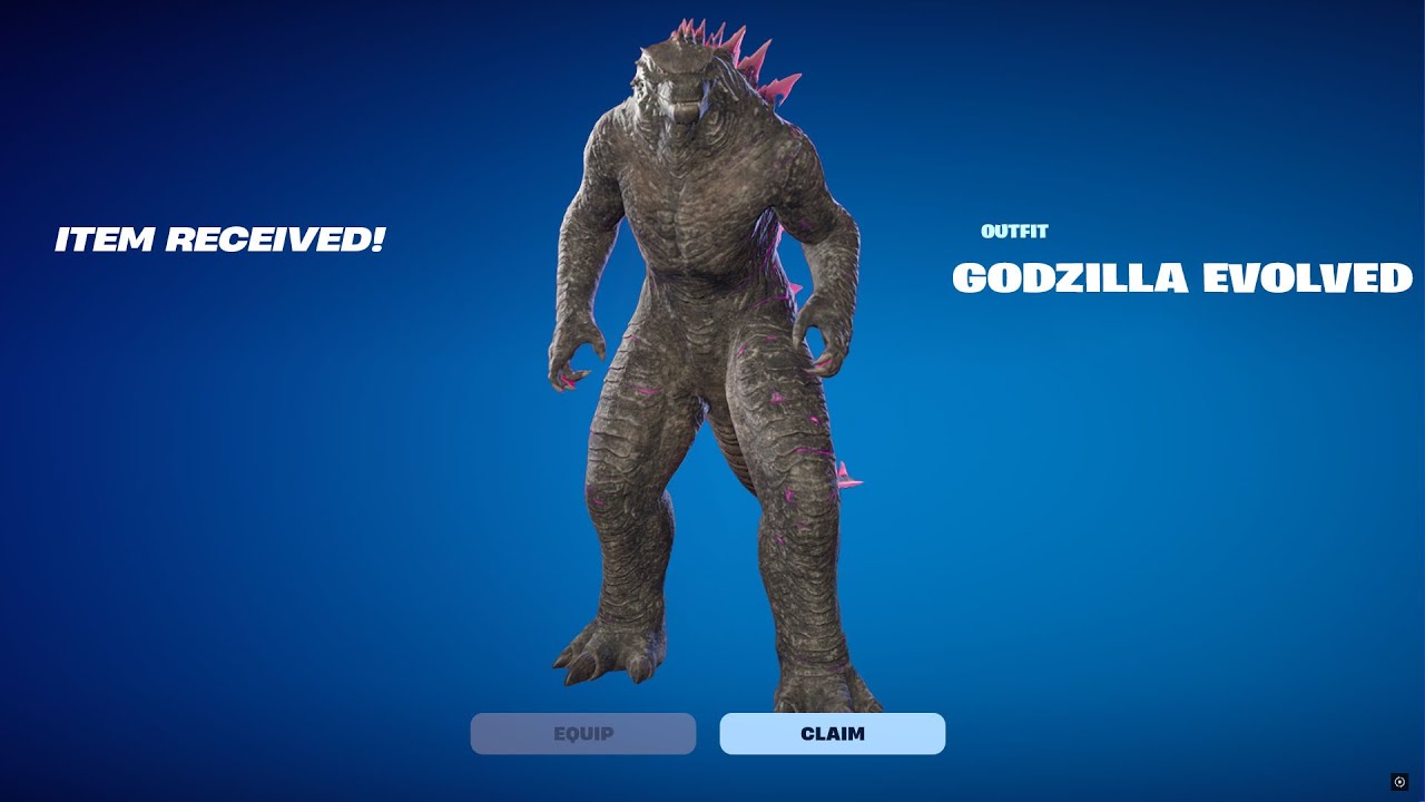 How To Get Godzilla Skin in Fortnite Chapter 6 - YouTube