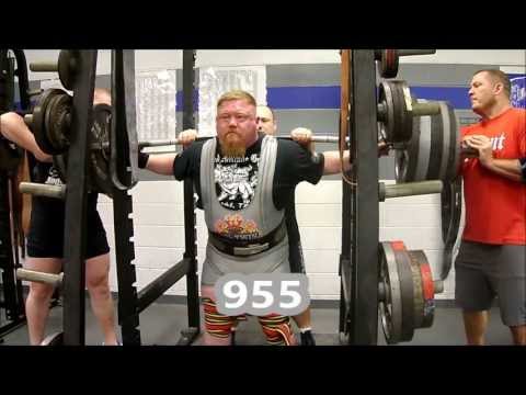 Henry Thomason - Powerlifting Single Ply Squat Training 6/30/13 - 2 ...