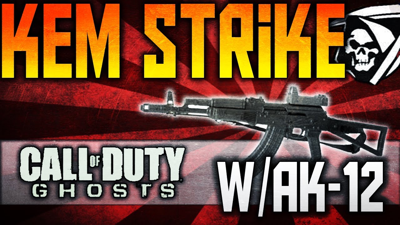 GHOSTS K.E.M w/AK12 on freight (cod ghosts croque madame) - YouTube