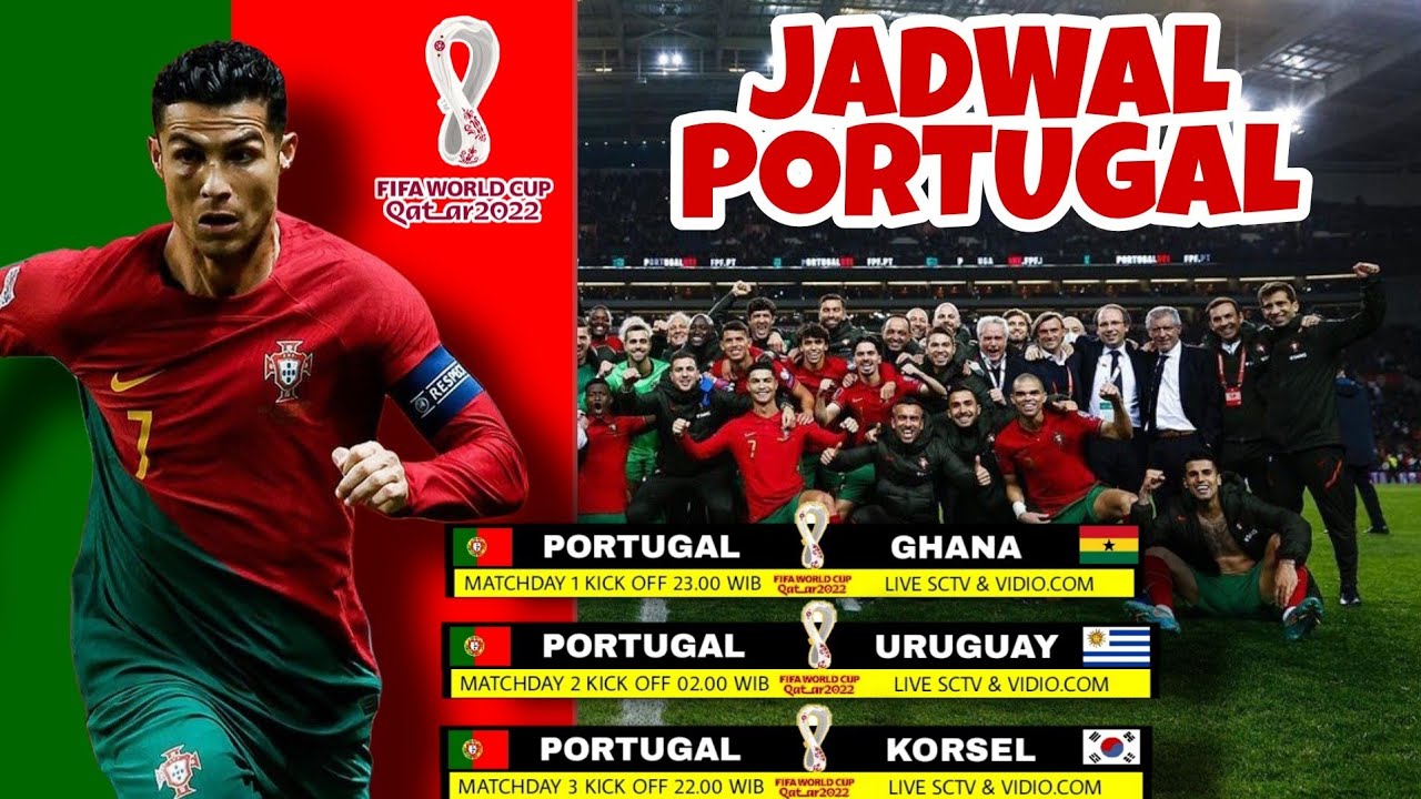 Jadwal Portugal Piala Dunia 2022 Qatar | Jadwal Piala Dunia 2022 Qatar ...