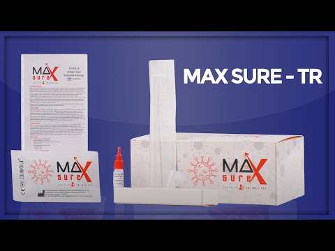 MAX SURE | COVID-19 Antigen Test - TÜRKÇE
