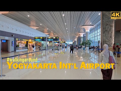 Explore walk Yogyakarta International Airport ✈Departure Gate of YIA❗naik KA Bandara Jogjakarta 🚆