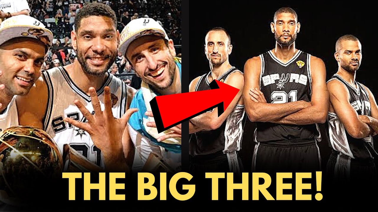 Big Three of San Antonio Spurs! | Tim Duncan, Manu Ginobili, & Tony ...
