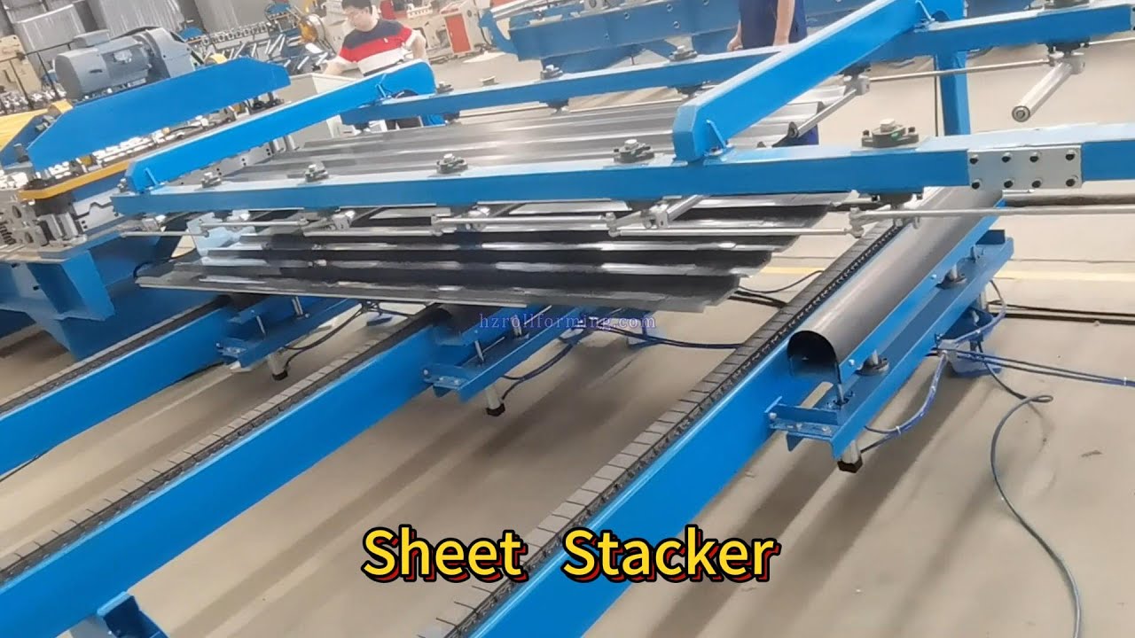 Sheet stacker - YouTube