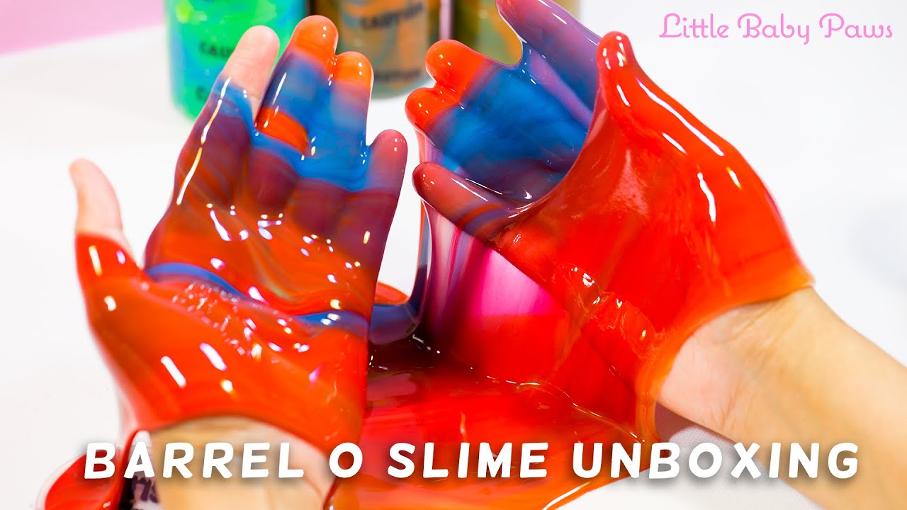 Barrel O Slime Unboxing - Multicolor Slime Toys for kids | Amazing clay ...