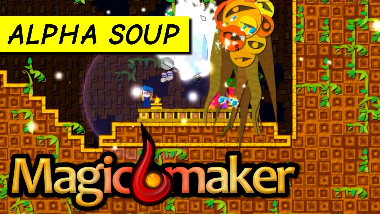Magicmaker v0.9: Harry Potter meets Spelunky | Alpha Soup - YouTube