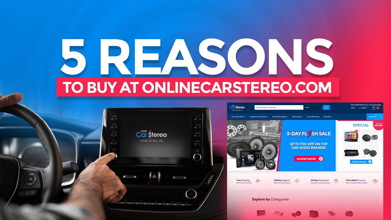 5 Reasons To Buy At OnlineCarStereo.com - YouTube