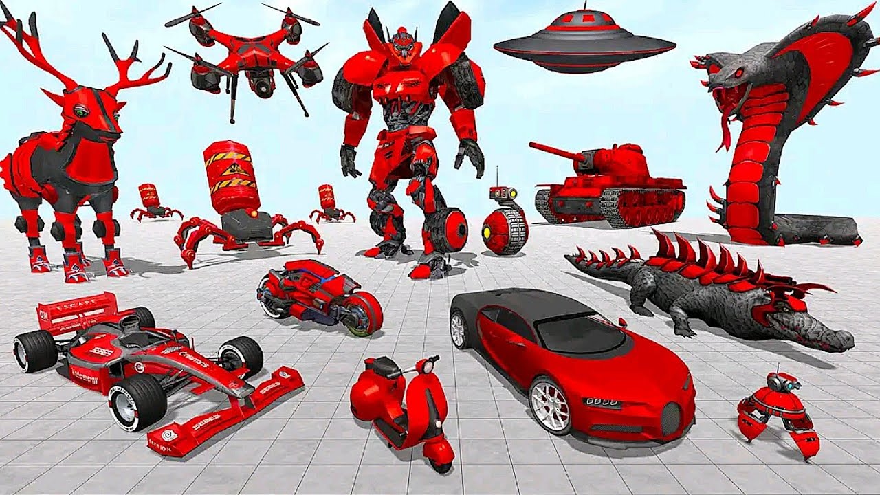 Deer Robot Car Transform Battle Game | Android iOS Gameplay - YouTube