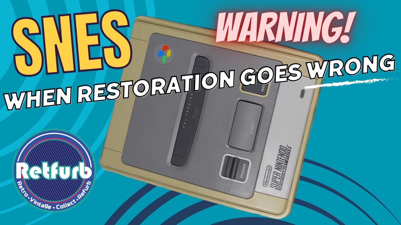 Yellow Super Nintendo? Watch This First Before Restoring!. Retfurb ...