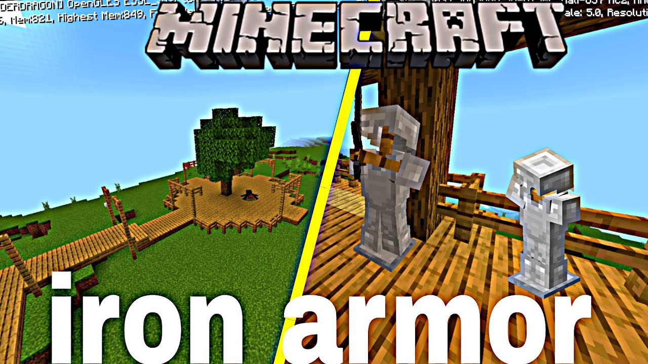 Minecraft Iron ArmOur New city. Village Mila - YouTube