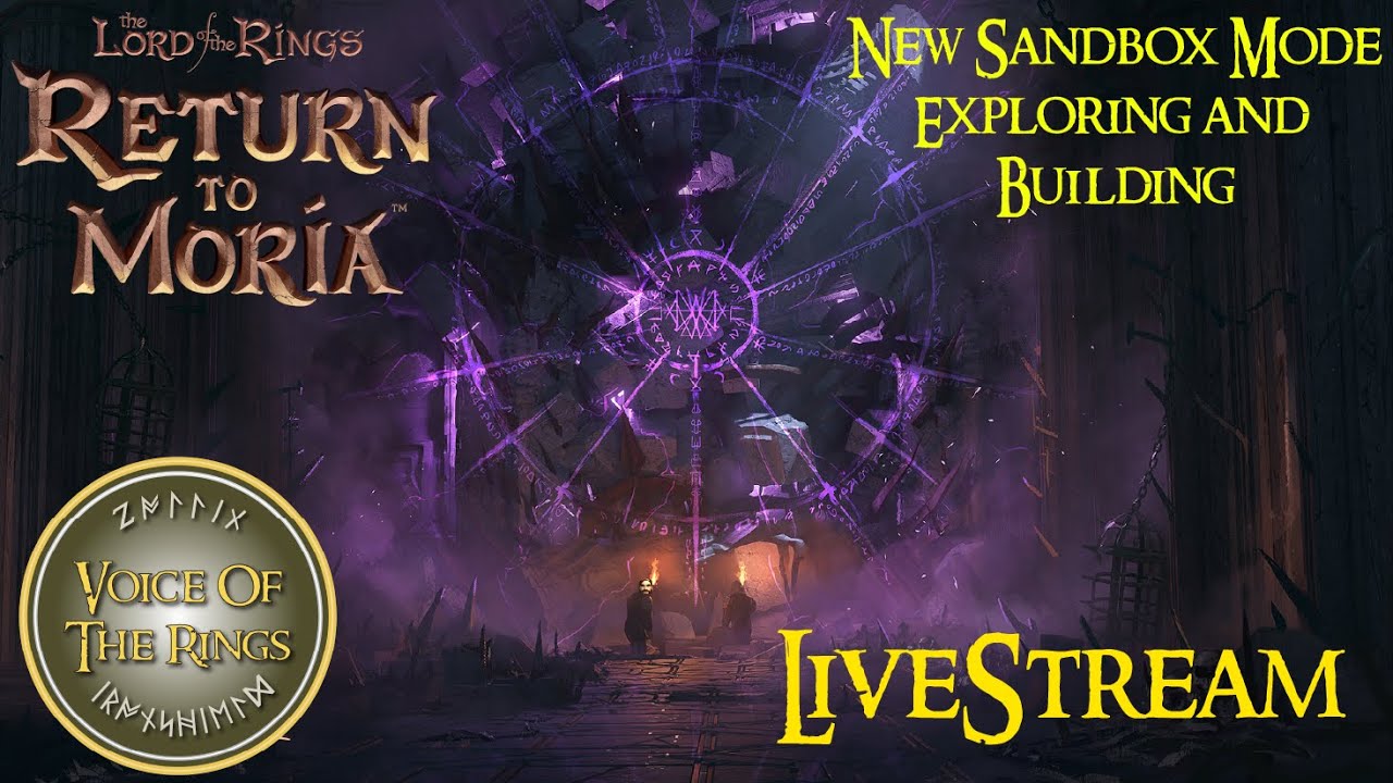 Return to Moria - New Sandbox Mode - Exploring & Building Fortress Part ...