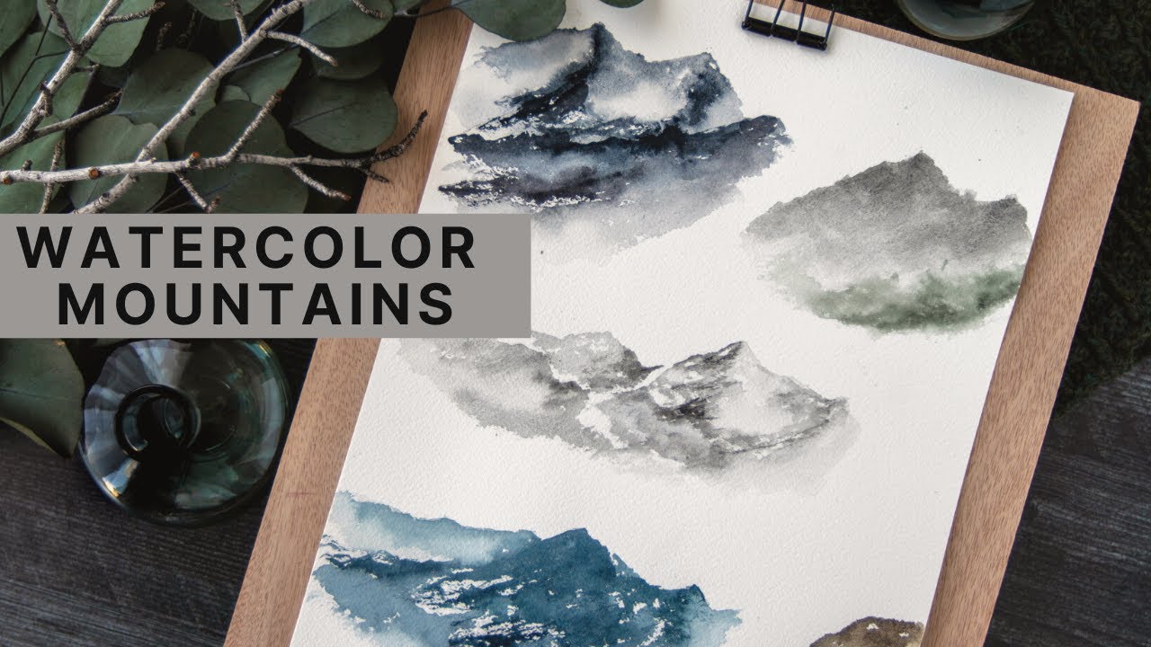 PAINT MOUNTAINS LIKE A PRO USING THIS EASY WATERCOLOR TECHNIQUE YouTube paint-mountains-like-a-pro-using-this-easy-watercolor-technique-youtube