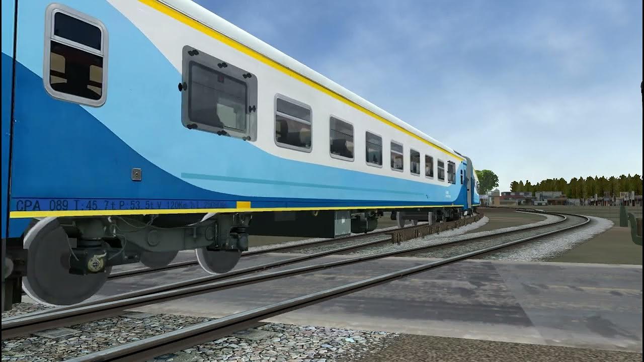 (Open Rails Arg)GM EMD GT22 A906 saliendo vacío de moreno rumbo a Haedo - YouTube