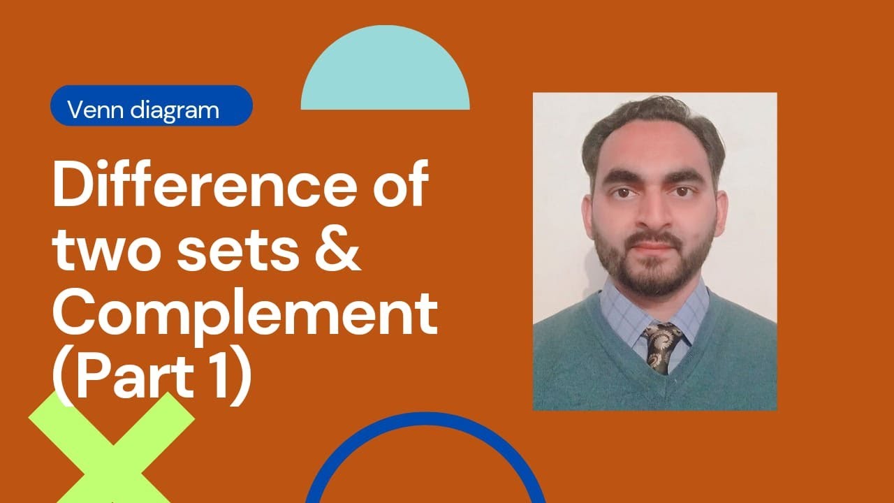 Venn-diagram, Difference of two sets @MathLogicpk @Olhmaths - YouTube