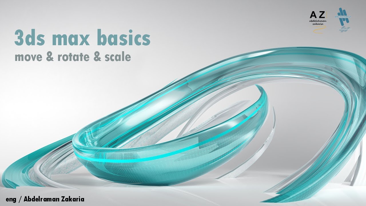 3ds max basics - move & rotate & scale - YouTube