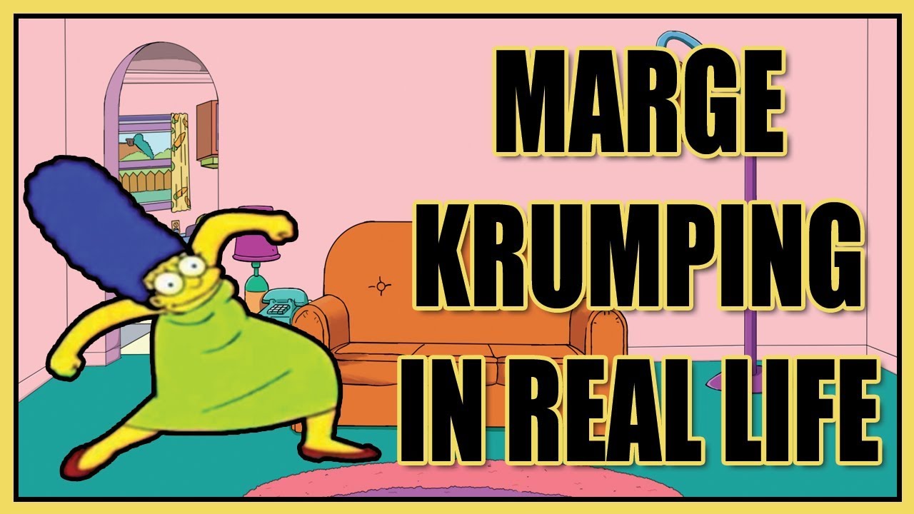 Marge Krumping in real life - YouTube