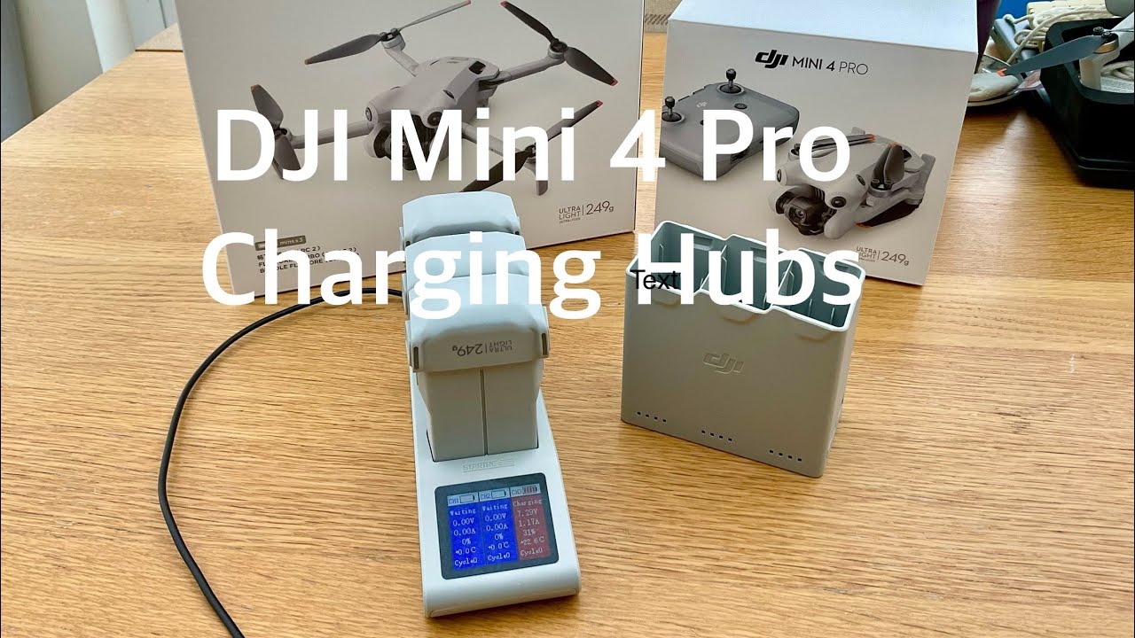 DJI Mini 4 Pro Battery Charging Hubs - YouTube