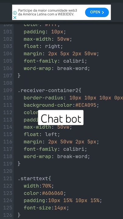 Chatbot Html Css And Javascript Html Css Programming Youtube