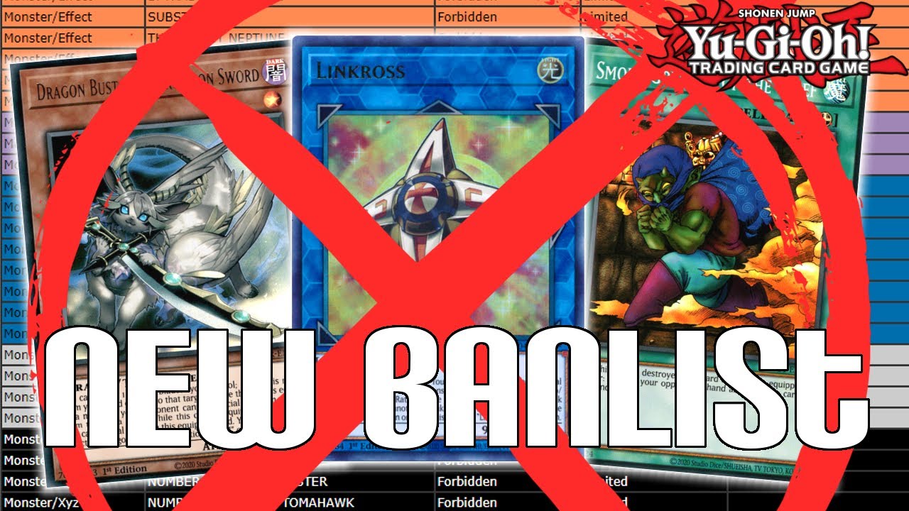 Yu-Gi-Oh! Official December 2020 TCG Banlist Reaction! - YouTube