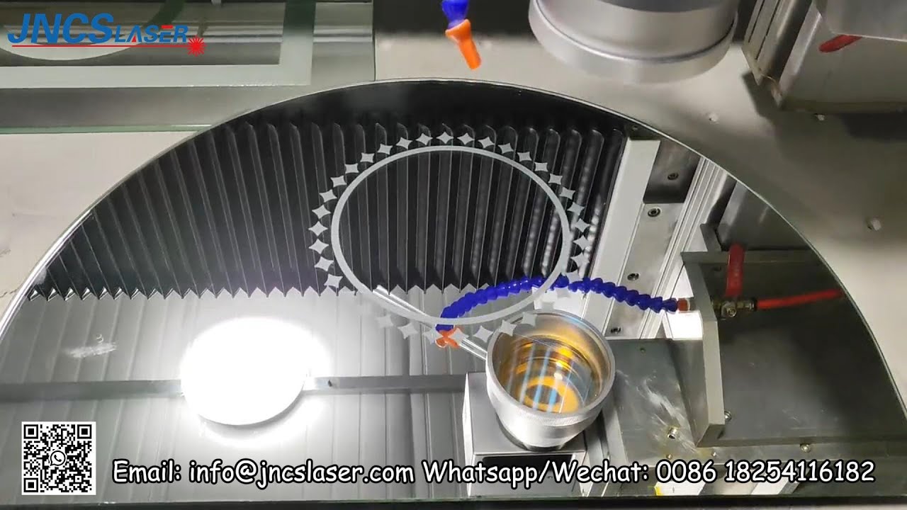 120W fiber laser glass frosted marking machine frosted marking ...