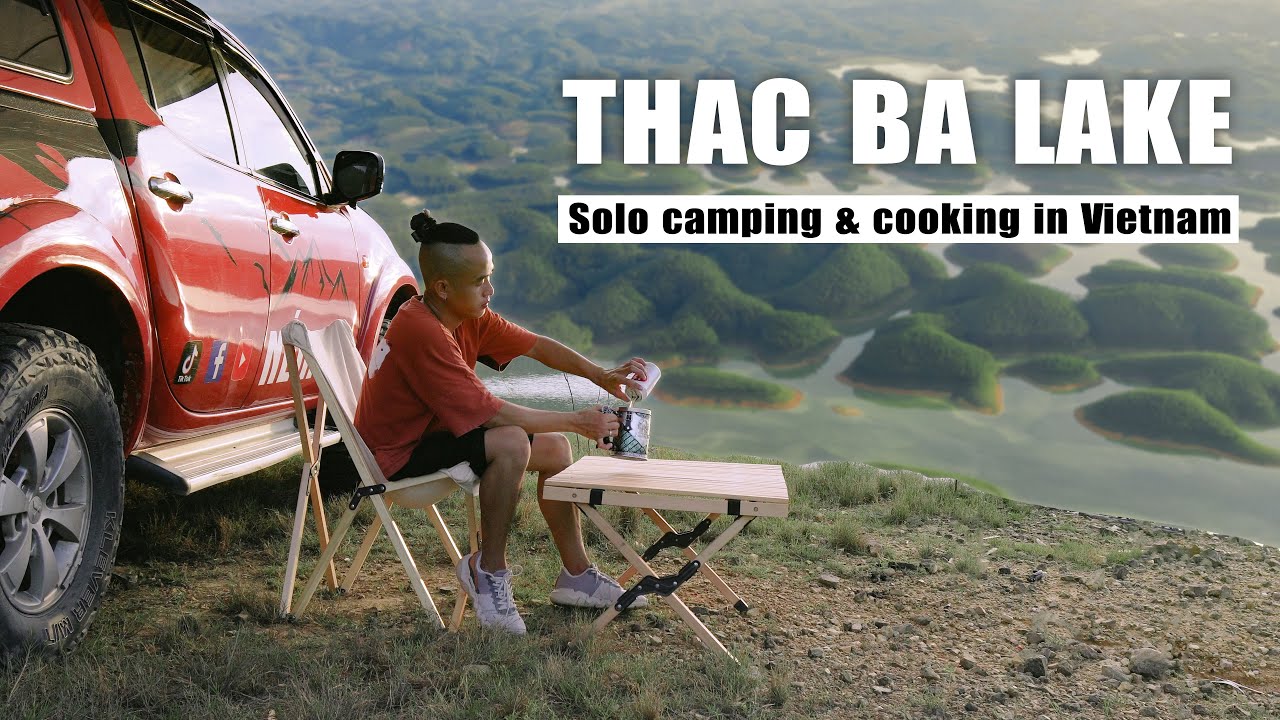 [1st night] ASMR SOLO CAMPING in Vietnam - Amazing places in Thac Ba ...