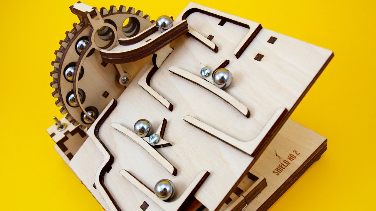 Electric KIT - Modular Marble Machine - Shield no.2 - YouTube