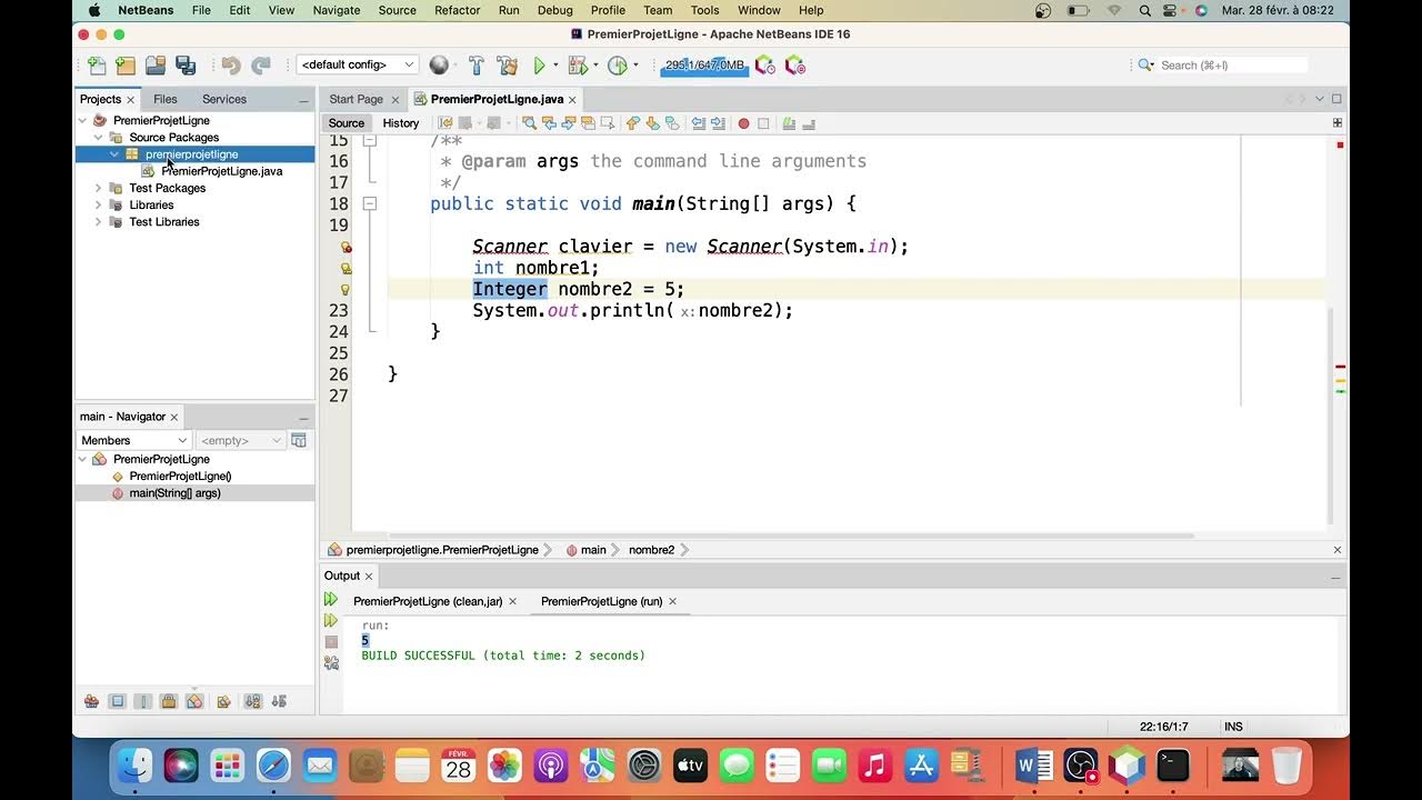 Cours java debutant 3 Instructions de base - YouTube
