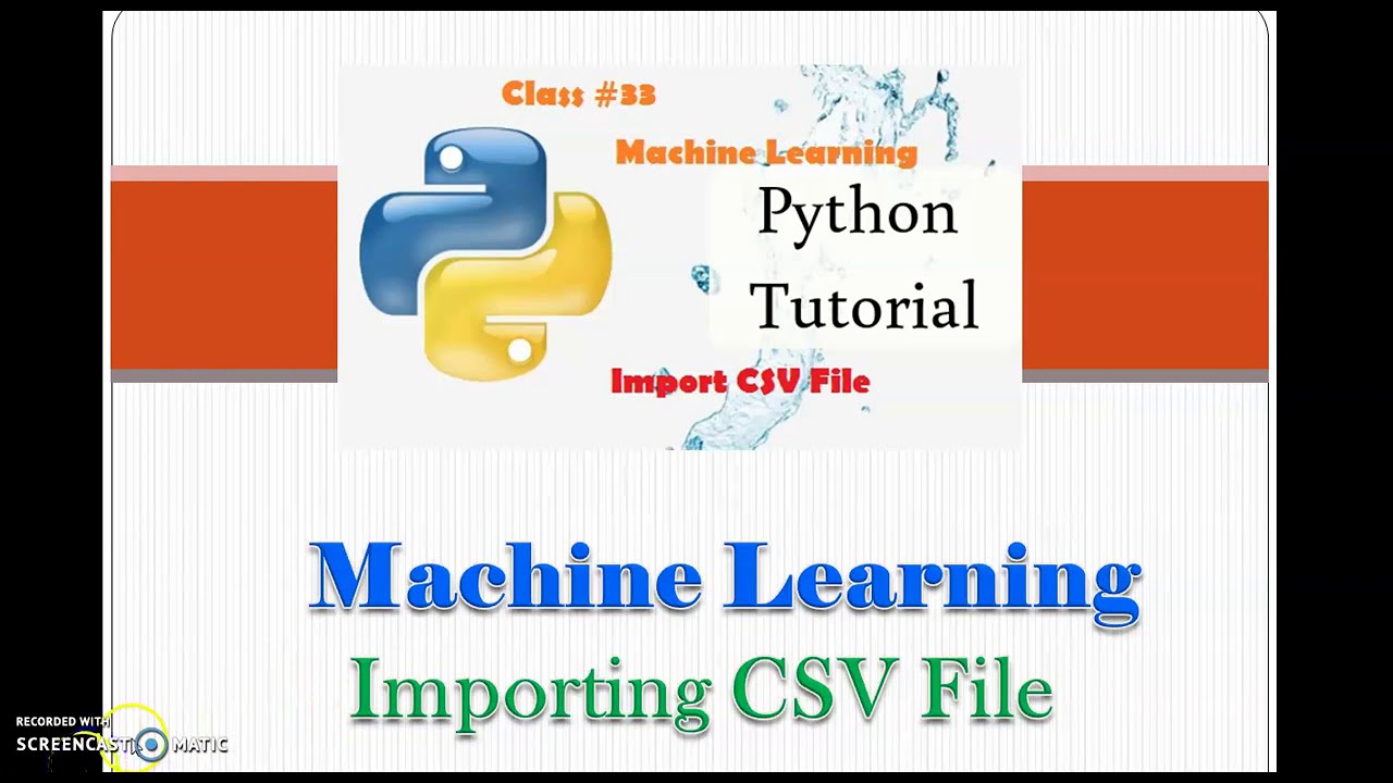 How To Import Csv File In Python And Does Stat Model In Tamil Youtube