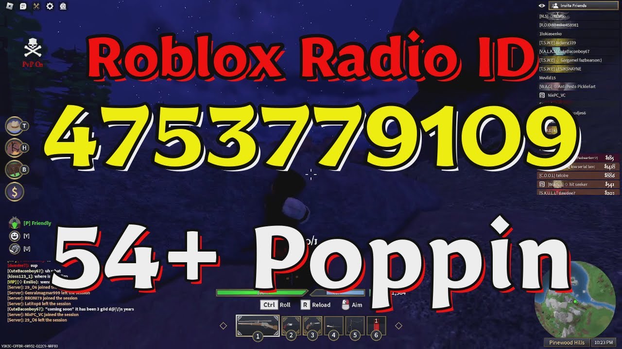 Poppin Roblox Radio Codes/IDs - YouTube