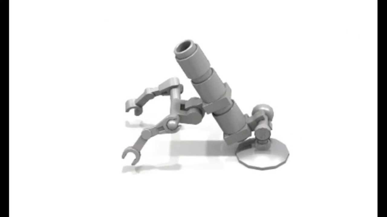 LEGO MORTAR Instruction - YouTube