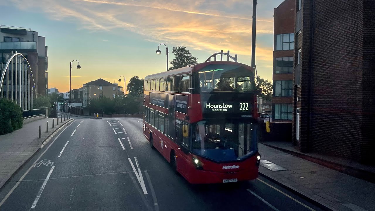 Good morning bus ride bus 222 - YouTube