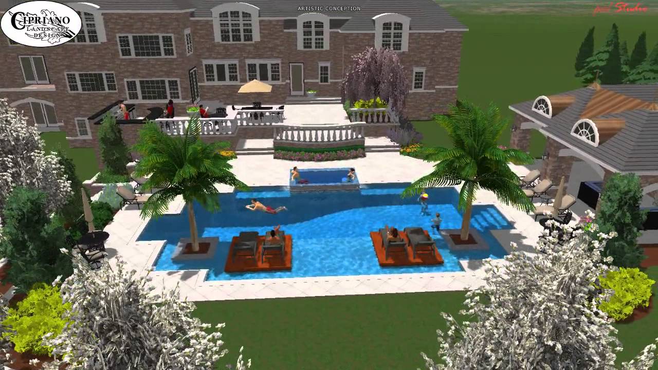 Perimeter Overflow Knife Edge Pool - YouTube