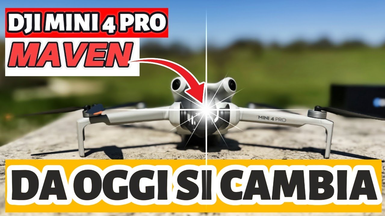 IL DJI MINI 4 PRO CON MAVEN EVO DIVENTA QUALCOSA DI MAI VISTO !! # ...
