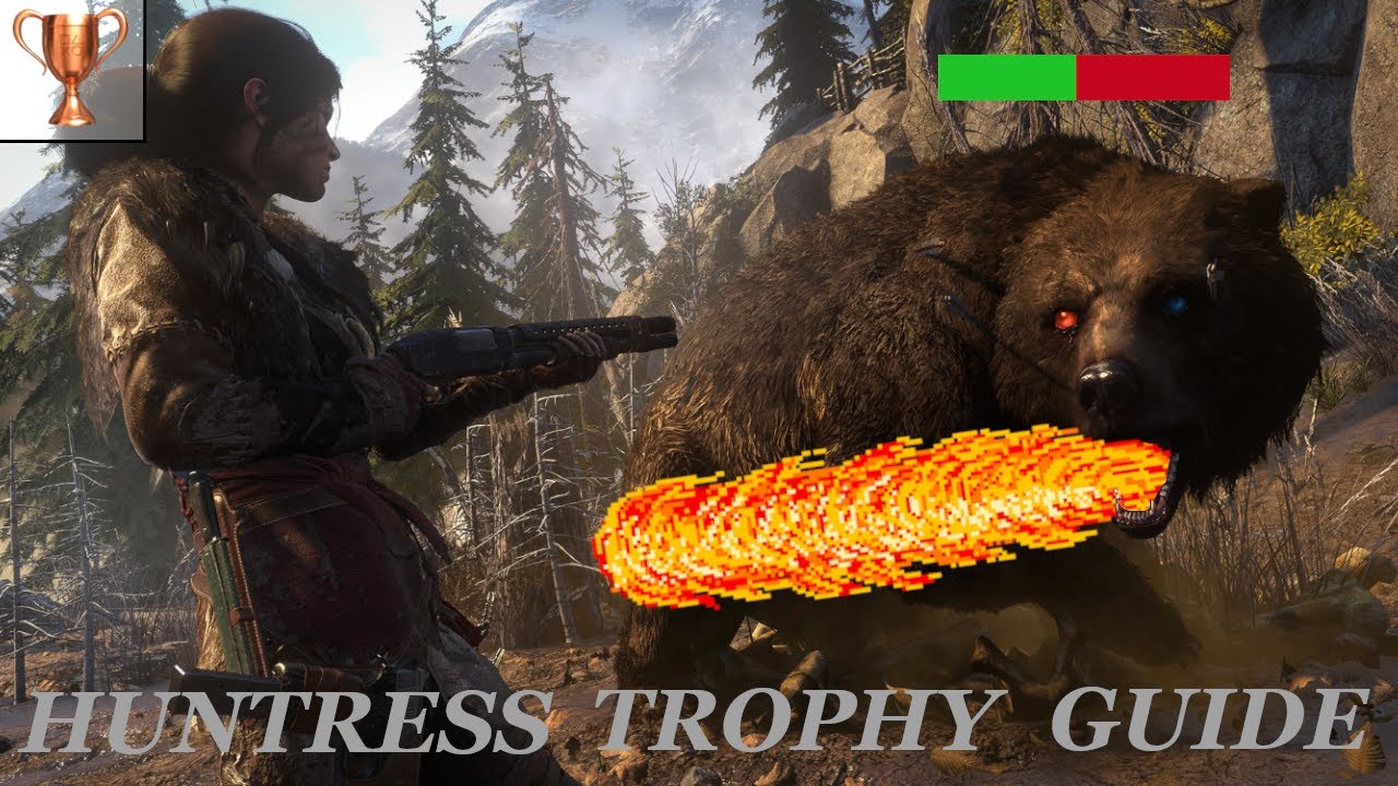 Huntress Trophy Guide in RISE OF THE TOMB RAIDER - YouTube