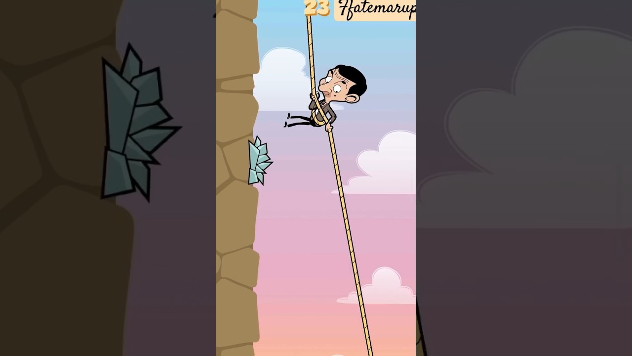 Mr Bean Risky Ropes....⛓️🏂🏂#shorts #mrbean #gameplay #gaming - YouTube