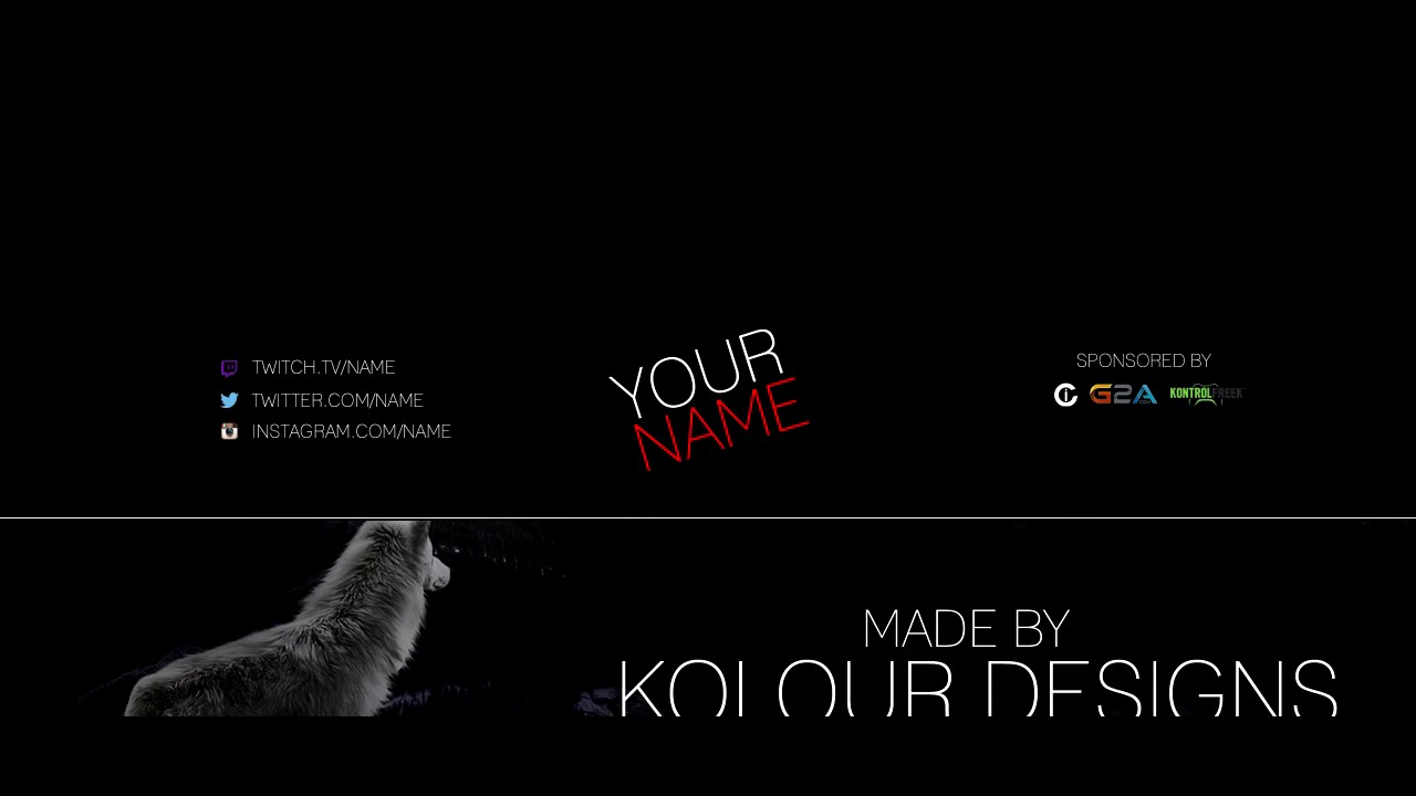 Sick Simple Banner Template #42 - YouTube
