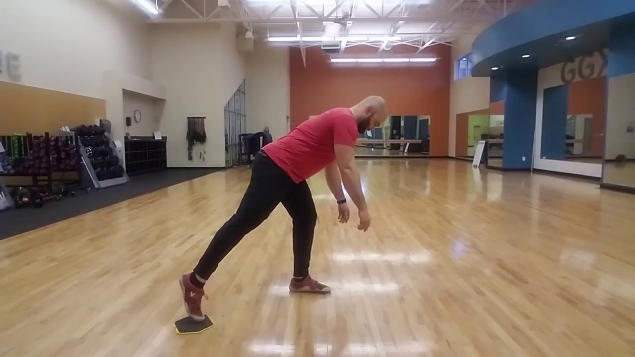 Single Leg RDL with Slider - YouTube