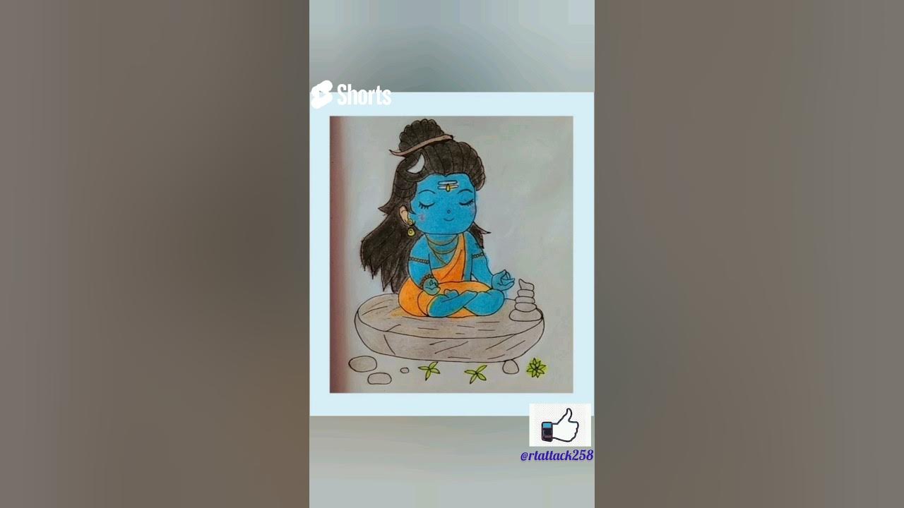 Rtattack258 Day30 30daychallenge Like Mahadev Easydrawing Easy Subscribe Shorts Trending Art