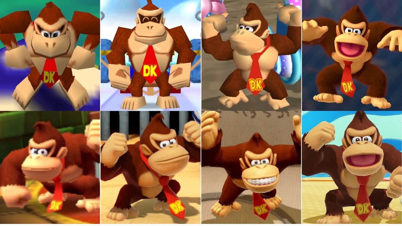Evolution Of Donkey Kong In Mario Party Games [1998-2024] (Playable ...