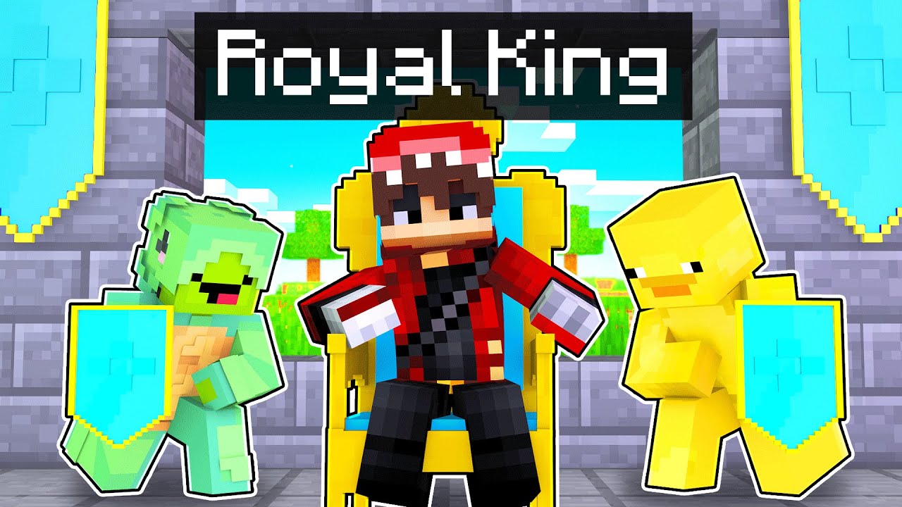 Playing As A ROYAL KING in Minecraft! - YouTube