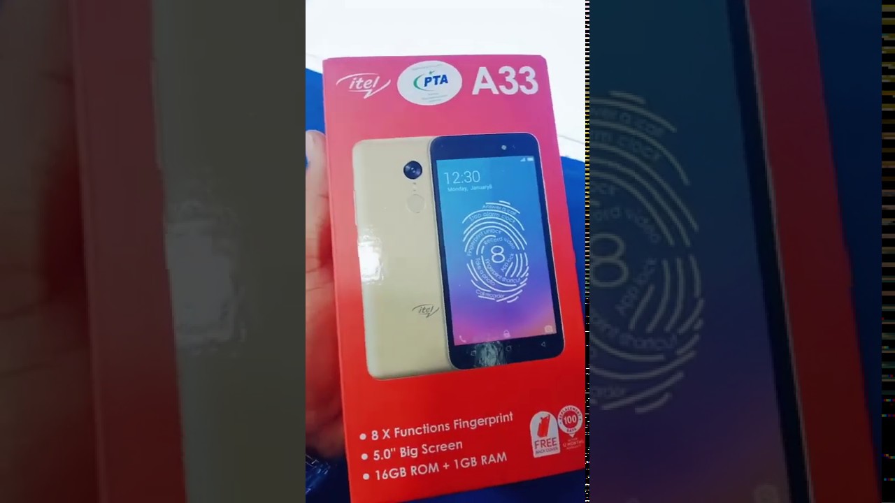 itel A33 unboxing. 1+16GB. Rs.5500 - YouTube